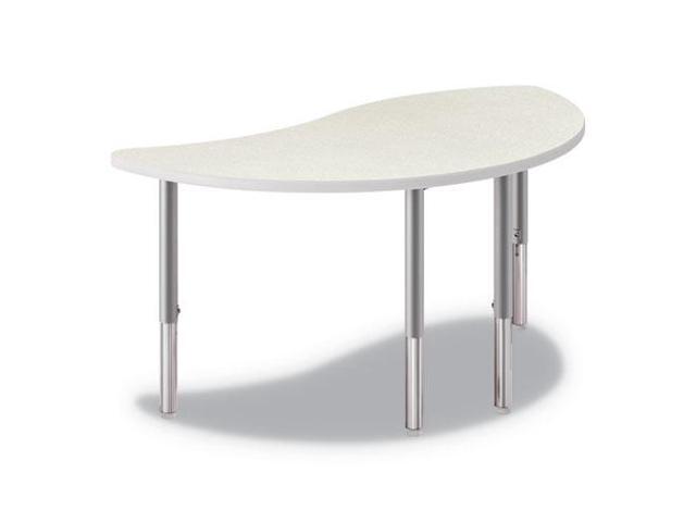 Build Wisp Shape Table Top, 54w x 30d, Silver Mesh - Newegg.com
