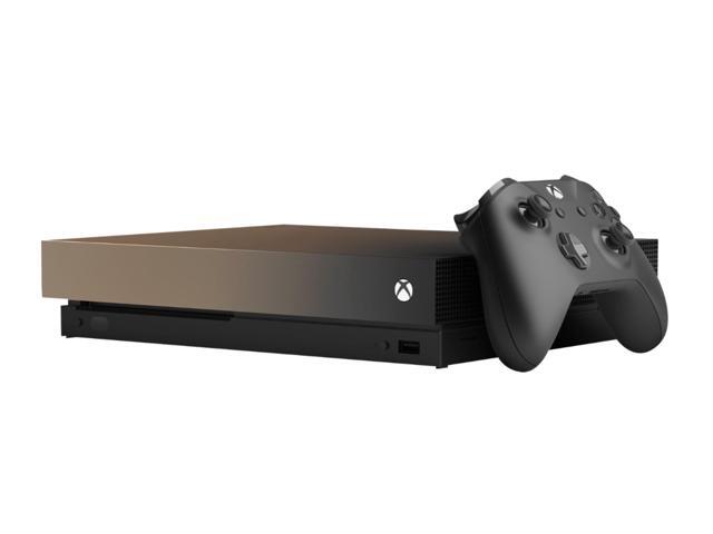 Refurbished: Microsoft Xbox One X - Gold Rush Edition- 1TB - Console ...