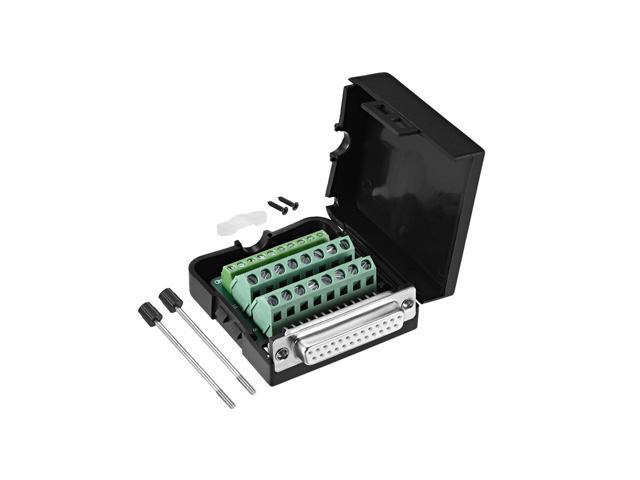 D-sub DB25 Breakout Board Connector with Case 25 Pin 2 Row Female Port ...