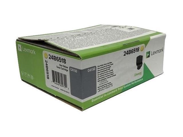 Yellow High Yield Toner Cartridge for Lexmark 24B6518 C4150, Genuine ...