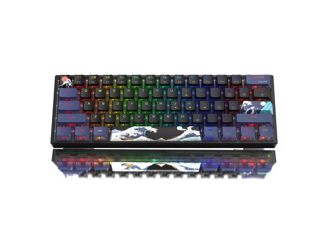 Womier 60% Percent Keyboard Gaming, WK61 V2 Creamy Mechanical Wired ...