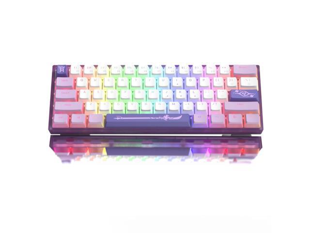 Womier 60% Percent Keyboard,WK61 V2 Mechanical RGB Wired Gaming ...
