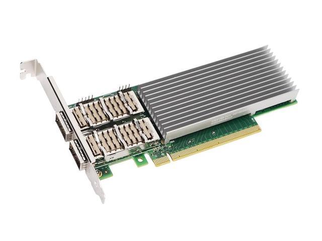 Intel DWNRF / E810-CQDA2 QSFP28 2-Port 100GBps Low Profile Network ...