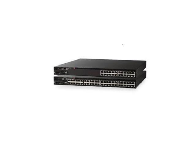 BROCADE FCX624S-F-ADV 24-PORT GIGABIT ETHERNET SWITCH ADVANCED SW ...