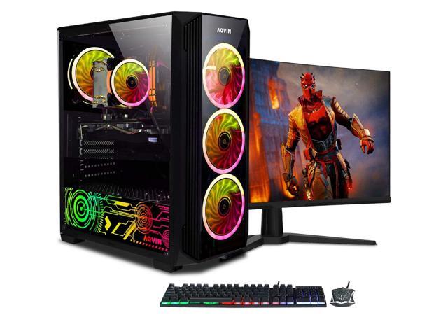 Refurbished: Gaming Desktop PC AQVIN Tower Computer ~ Intel Core i7 ...