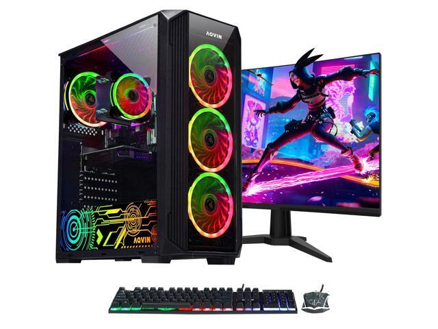 AQVIN ZForce Gaming PC Windows 11 Pro Tower Computer - Intel hexa Core ...