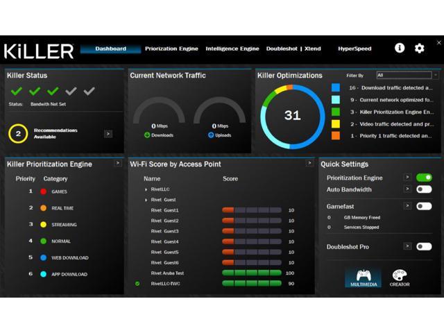 Killer WIFI 6E AX1675x Adapter Tri Band 2.4 | 5 | & 6GHz Laptop M.2 ...