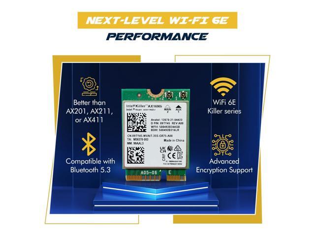 HighZer0 Electronics AX1690i Killer Series Upgraded WiFi 6E Adapter ...