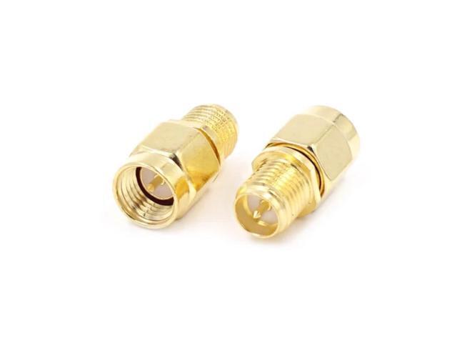 1PCS SMA male to RP SMA female Adapter RF Coax Coupling Nut barrel ...