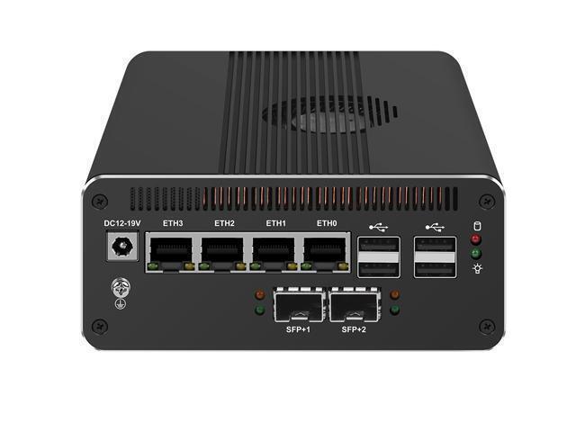 HUNSN 10GbE Micro Firewall Appliance, Mini PC, PFSense, Mikrotik, Ultra ...
