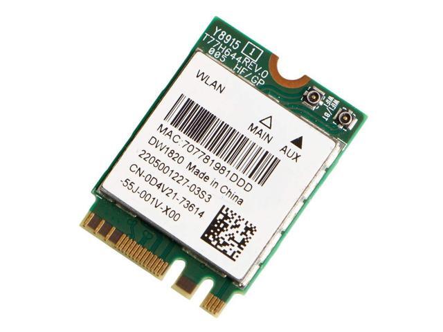 Refurbished: Dell DW1820 802.11AC+BT4.1 QCNFA344A M.2 WiFi Adapter Card ...