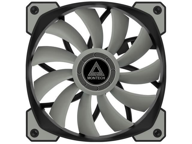 Montech Air Fan P120, 120mm Fan 2 in 1, 4Pin PWM, Durable Low Noise FDB ...