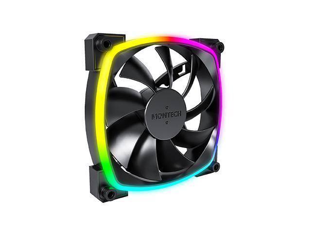 Montech AX 120 ARGB Fan 1600PWM, High-End Durability, Silent ...