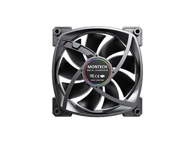 Montech AX 120 ARGB Fan 1600PWM, High-End Durability, Silent ...