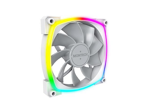 Montech RX 120 ARGB Reversed Fan 1600PWM, High-End Durability, Silent Performance, and Stunning ...