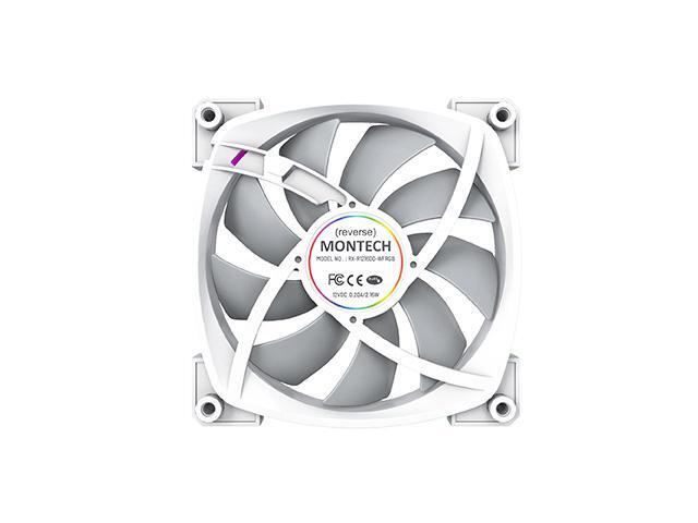 Montech RX 120 ARGB Reversed Fan 1600PWM, High-End Durability, Silent Performance, and Stunning ...