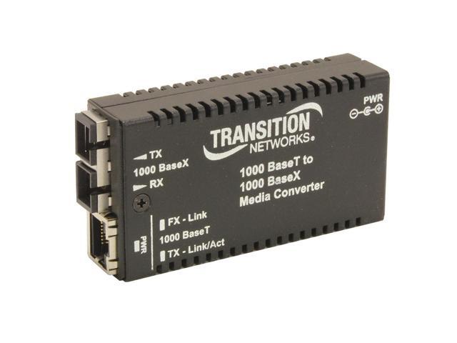 Transition Networks Mini Gigabit Ethernet Media Converter - Newegg.com