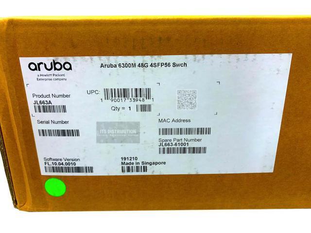 HPE Aruba 6300M 48G 4SFP56 Switch (JL663A) - Newegg.com