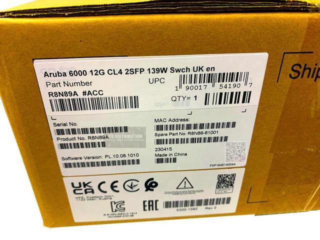 HPE Aruba 6000 R8N89A#B2E 12G Class4 PoE 2G/2SFP 139W Switch - Newegg.com