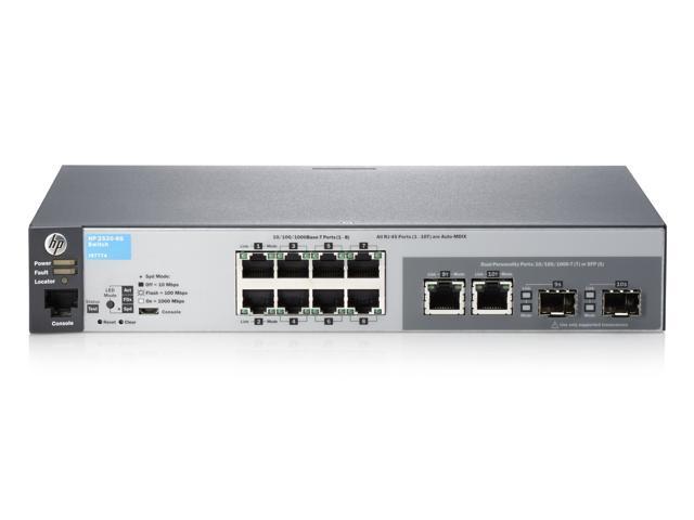 Hewlett Packard Enterprise HP 2530-8G SWITCH, LAYER 2, 8X GIG + 2 X SFP ...