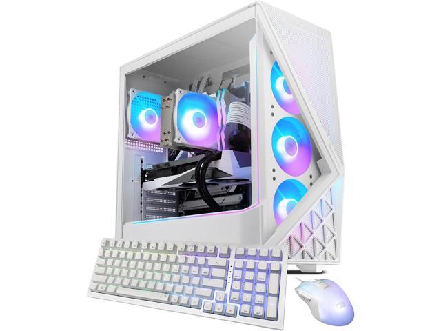iBUYPOWER Slate 9 White Gaming PC Desktop - Intel Core Ultra 9 285 ...