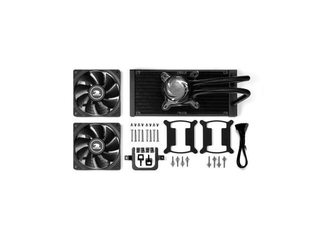 iBUYPOWER AW4 240mm Radiator CPU AIO Liquid Cooler (2024), 2x 120mm ...