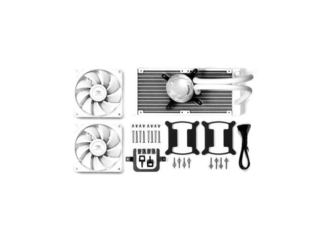 iBUYPOWER AW4 240mm Radiator CPU AIO Liquid Cooler (2024), 2x 120mm ...