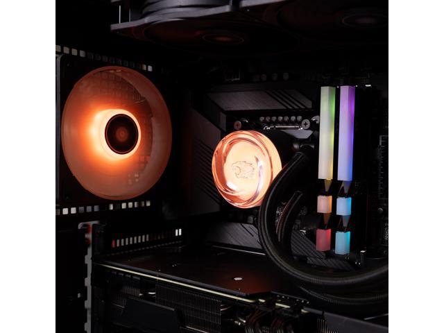 iBUYPOWER AW4 360mm Radiator CPU AIO Liquid Cooler (2024), 3x 120mm ...