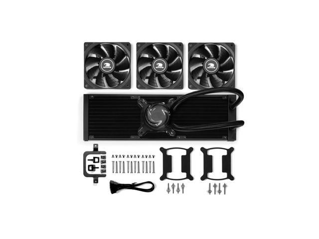 iBUYPOWER AW4 360mm Radiator CPU AIO Liquid Cooler (2024), 3x 120mm ...