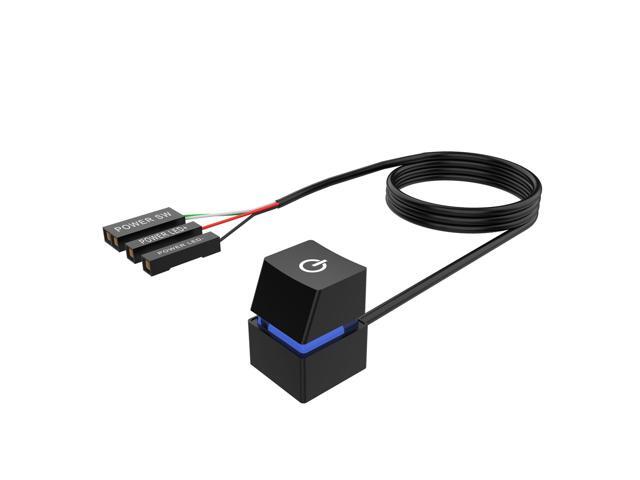 Desktop Computer Power Switch Power Supply Control Adapter Cable , 7 ...