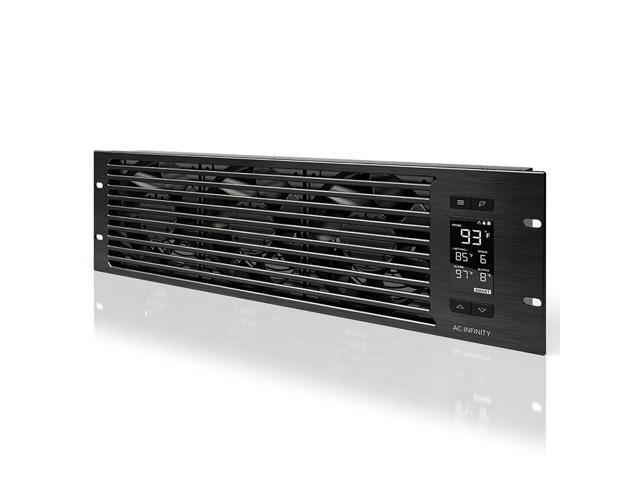 AC Infinity CLOUDPLATE T9-N, Rack Mount Fan Panel 3U, Intake Airflow ...
