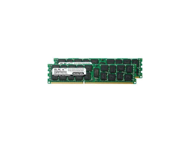 Black Diamond Memory 32GB (2 x 16GB) 240-Pin DDR3 SDRAM DDR3 1866 (PC3 ...