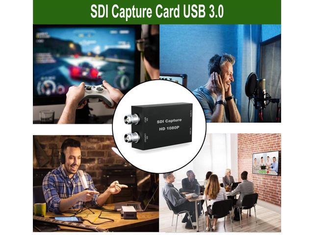 SDI Capture Card, 1080P SDI to USB 3.0 with SDI Loopout Video Capture ...