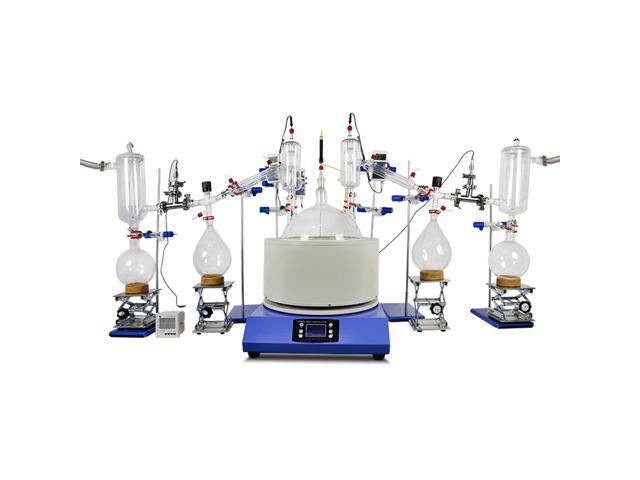 HNZXIB Double condensers short path distillation 20L new type 2 ...