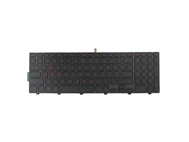 AUTENS Keyboard for Dell Latitude 3550 3560 3570 3580 Laptop (Red ...