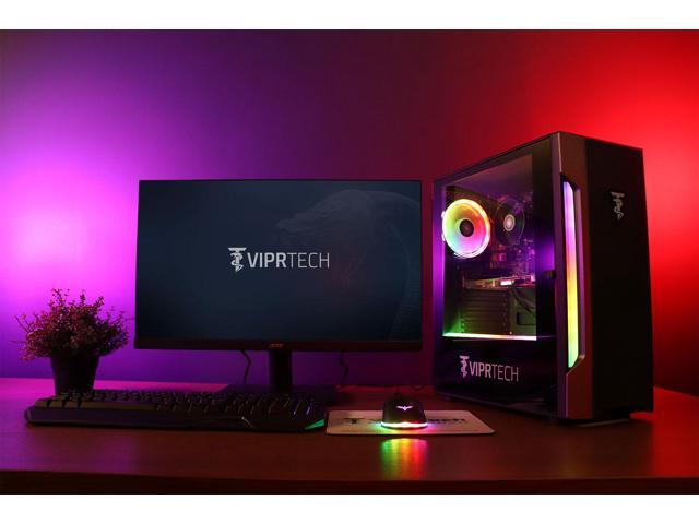 ViprTech Gaming PC Computer Desktop - Intel Core i7 (8-Core), Radeon R7 ...