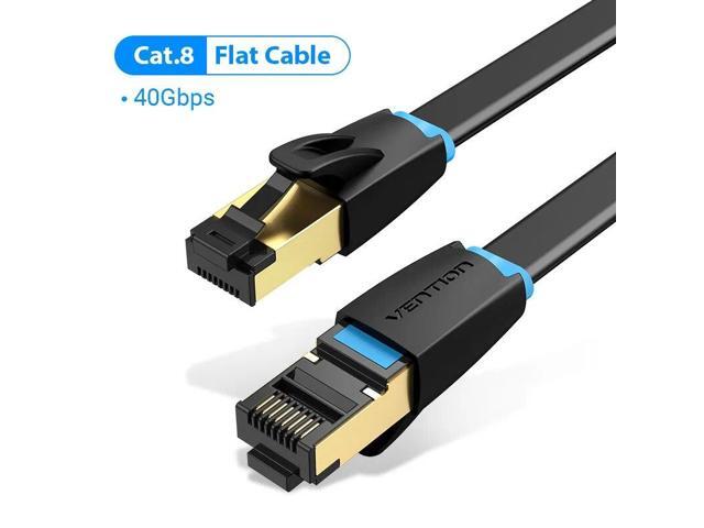 Cat8 Ethernet Cable SFTP 40Gbps Super Speed RJ45 Network Cable Gold ...