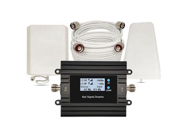 Cell Signal Booster 4G 5G 850/1900Mhz B2+B25+B5 2G 3G Repeater Smart LCD Cellular Amplifier For ...