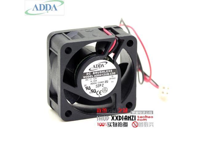 ADDA AD0412UB-C50 4020 12V 0.14A 4CM dual ball bearing cooling fan ...