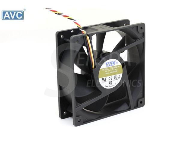 AVC 12038 120mm 12cm P1238B24H DC 24V 0.5A 4Wire 4-pin Computer Case ...