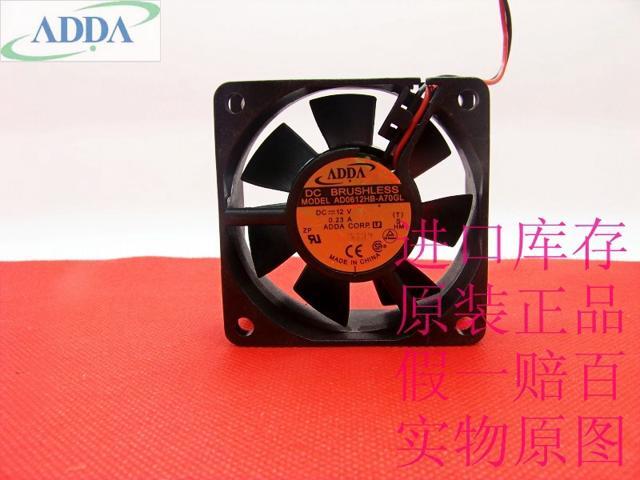 ADDA AD0612HB-A70GL 6CM 6025 dual ball bearing cooling fan 12V 0.23A 2 line - Newegg.com