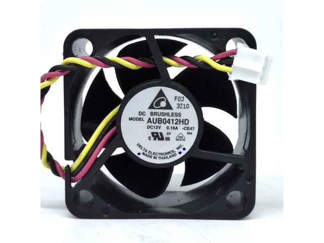 40mm fan 40X40X20 mm Delta aub0412hd mute fan 4cm 4020 DC 12V 0.16A 3 ...
