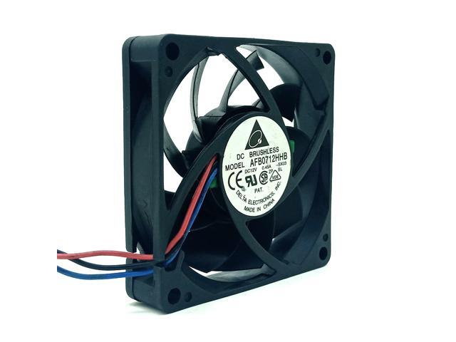 Delta 7015 12V Ball Speed Fan AFB0712HHB 7cm Computer CPU Cabinet Power ...