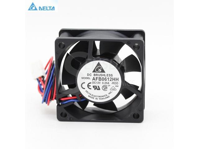 delta 6025 60mm 6cm DC 12V 0.25A 3wire AFB0612HH-R00 server inverter ...