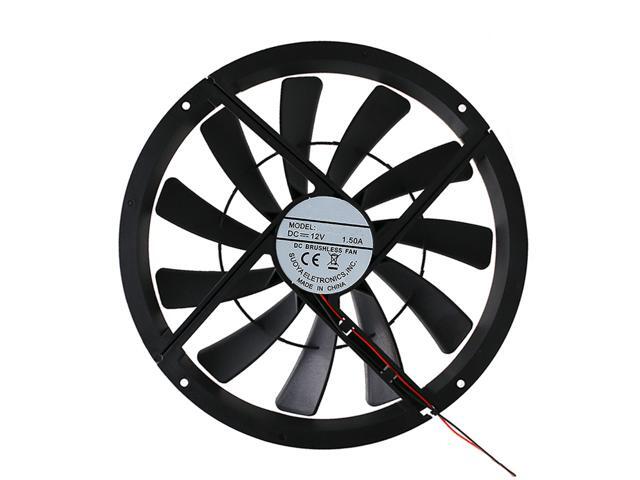 25cm 250mm fan Full Round 1200 RPM Max Airflow Cooling PWM Case Fan ...