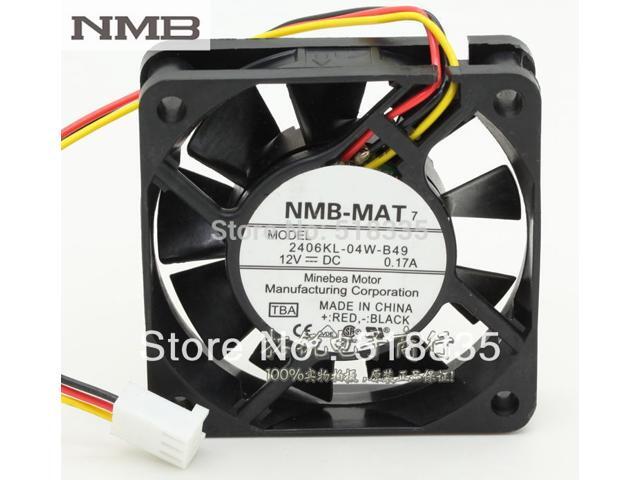 NMB 2406kL-04W-B49 6015 6cm 12V 0.17A three-wire alarm server inverter cooling fan - Newegg.com