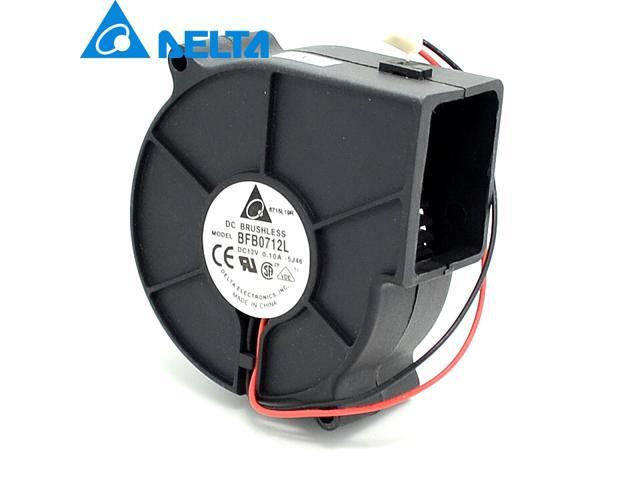 The 7530 turbo blower 1U2U server 12V 0.10A quiet fan BFB0712L Delta 75 ...