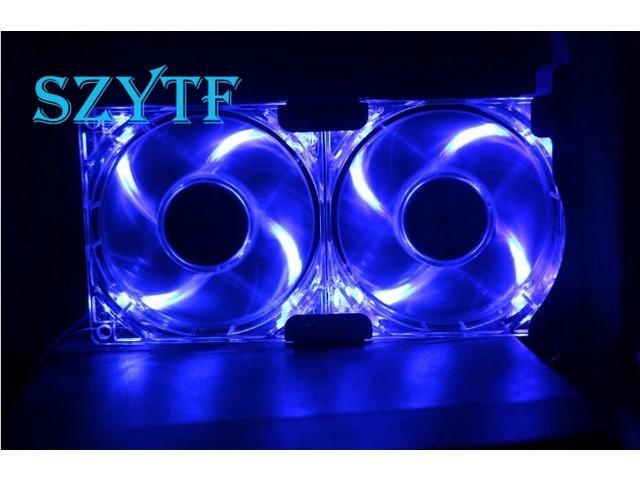 Gdstime Universal VGA Cooler Dual 80mm Ultra Quiet Desktop Computer ...