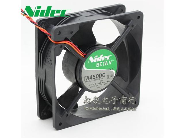Nidec TA450DC B31256-56 12038 12CM 12V 0.49A winds fan 120*120*38mm ...