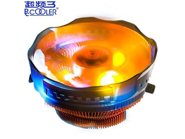 E121M CPU Cooler 120mm Orange LED 4pin PWM Cooling Fan silent Fan For ...